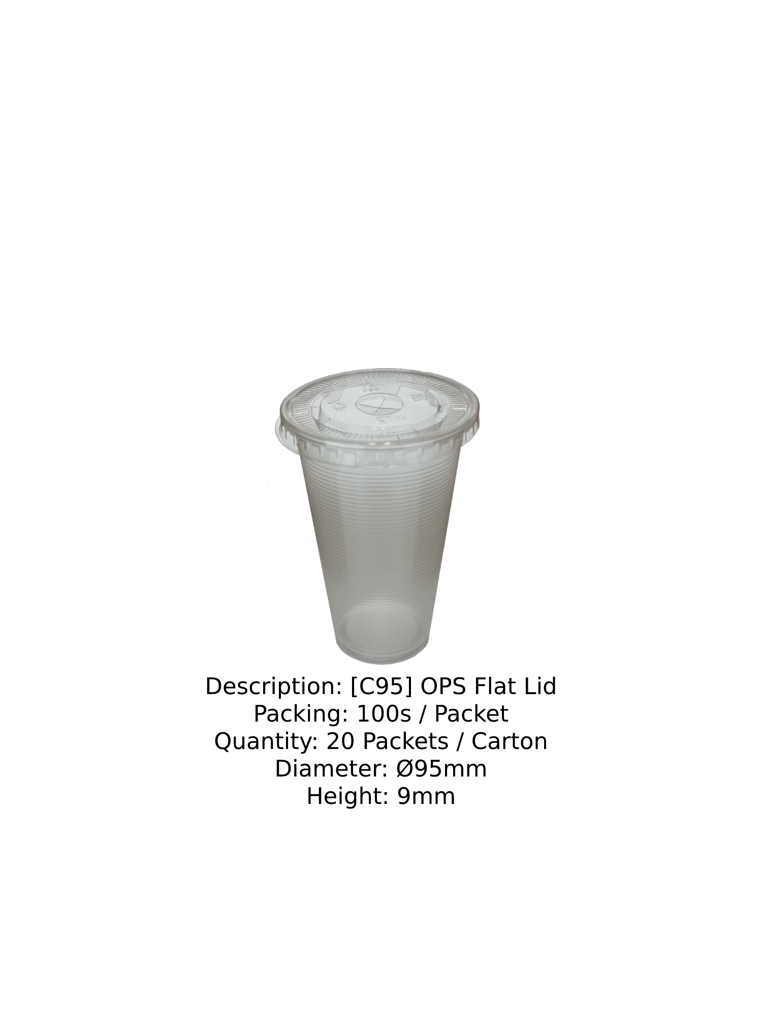 [C95] OPS Flat Lid (C95平盖) | Servizio